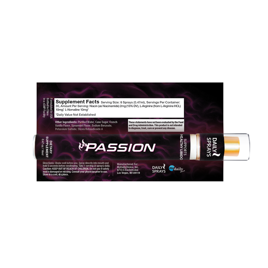 Daily Sprays Passion Supplement | HempWorx